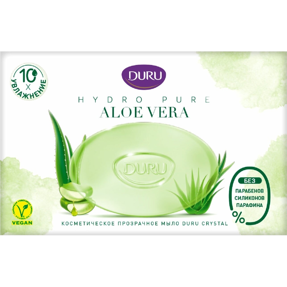 Мыло Duru Crystal Hydro Pure Aloe Vera 110г Эвьяп Малайзия DURU ...